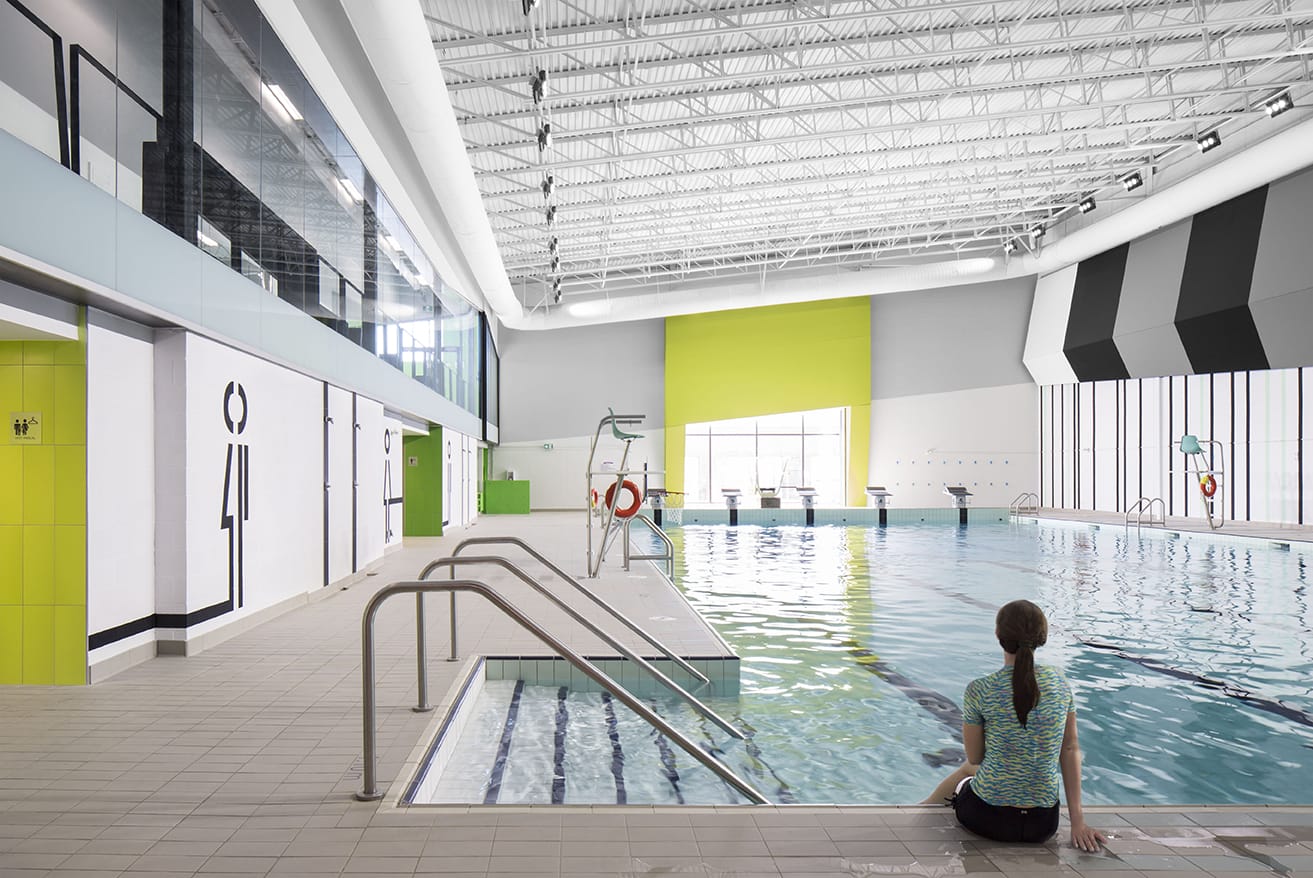Lavigne High School Pool - Héloïse Thibodeau Architecte